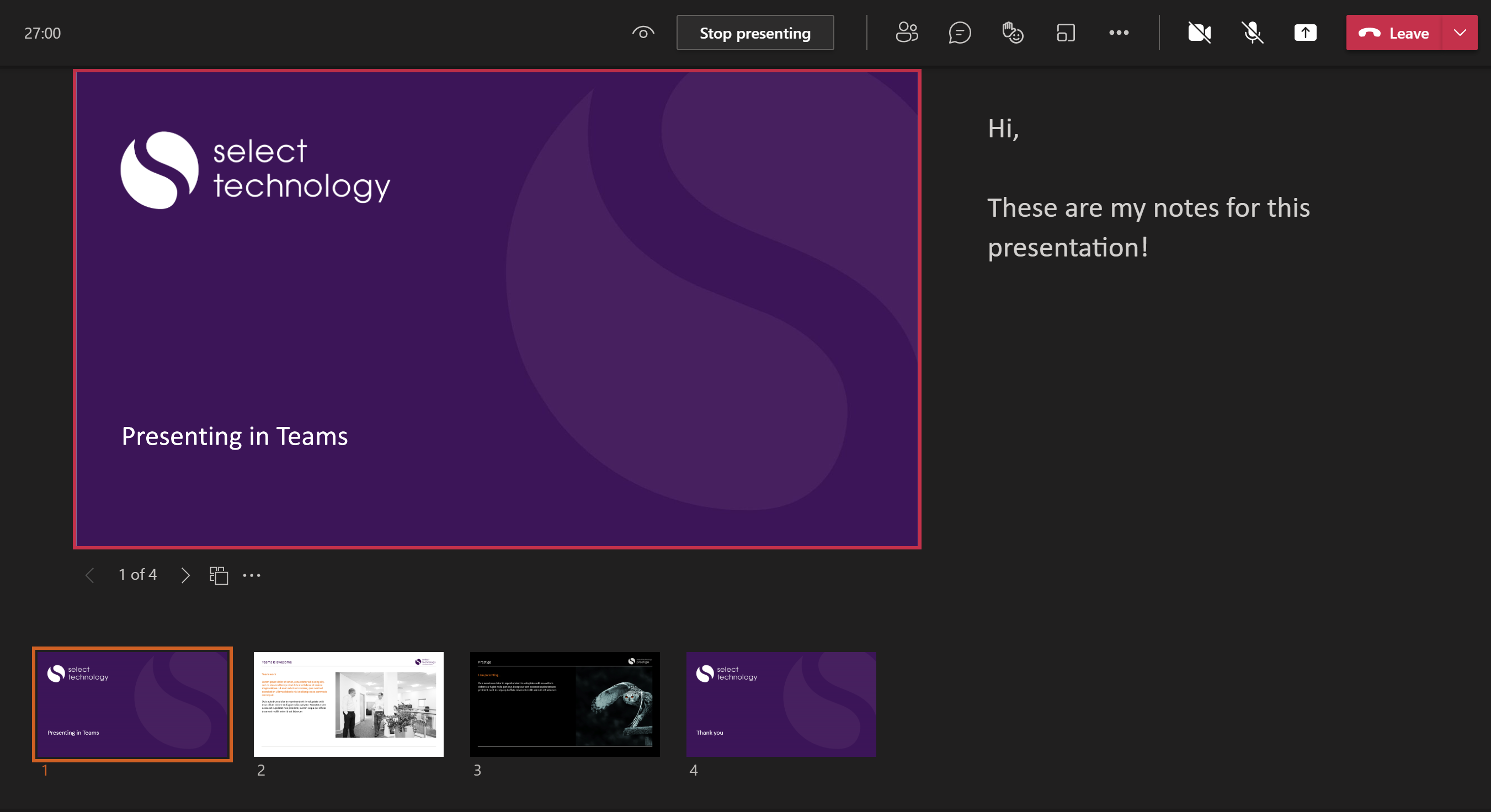 Microsoft Teams: PowerPoint just went live - Select Technology