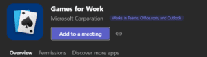 Microsoft Teams: Games for Work - Select Technology